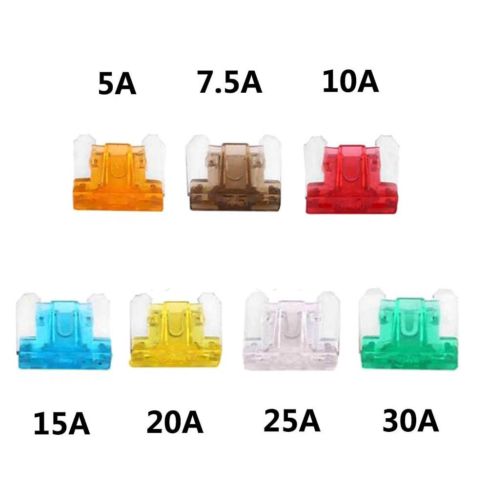 10pcs/ 50pcs/lot Mini Car Fuse Blade Fuse Fuses Kit 5A 7.5A 10A 15A 20A ...
