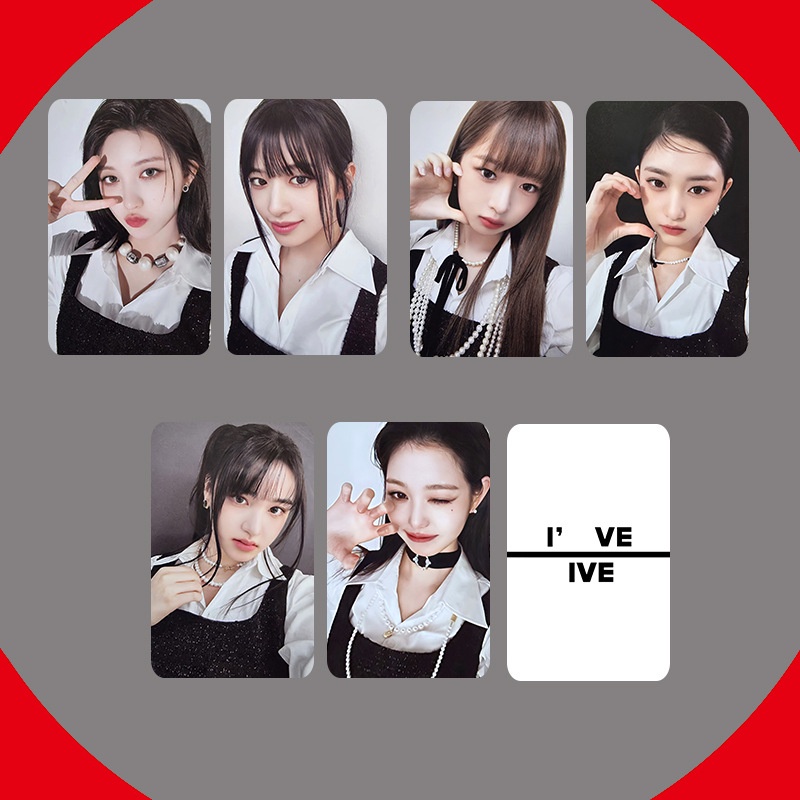 6pcs/set IVE 2023 Album I'VE Photocards WITHMUU Lomo Cards Kpop Postcards Collection YM | Shopee ...