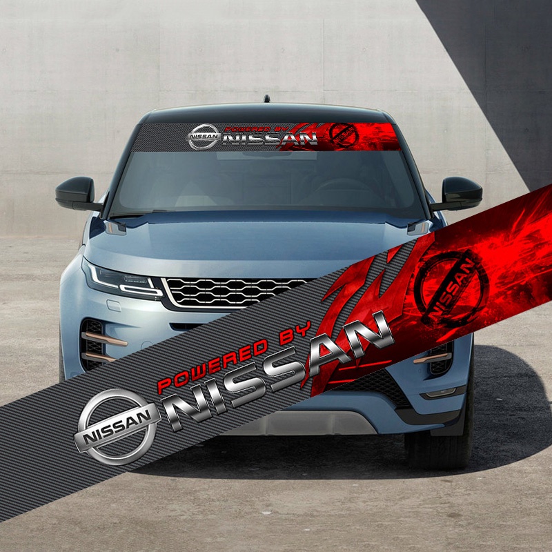 130*21cm Carbon Fiber Car Front Windshield Sticker Auto Rear Window ...