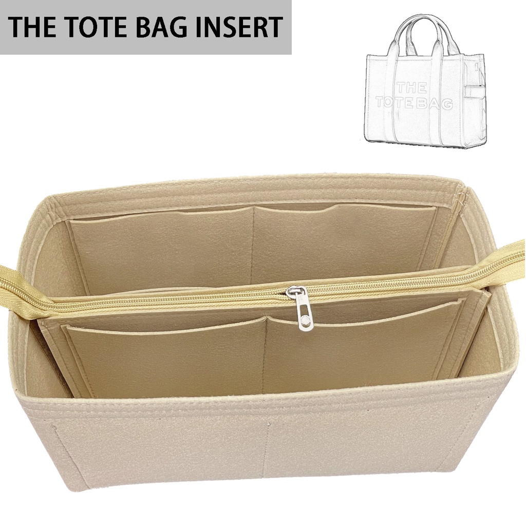 THE TOTE BAG Leather MICRO MINI MEDIUM LARGE Bag Insert Felt Organiser ...