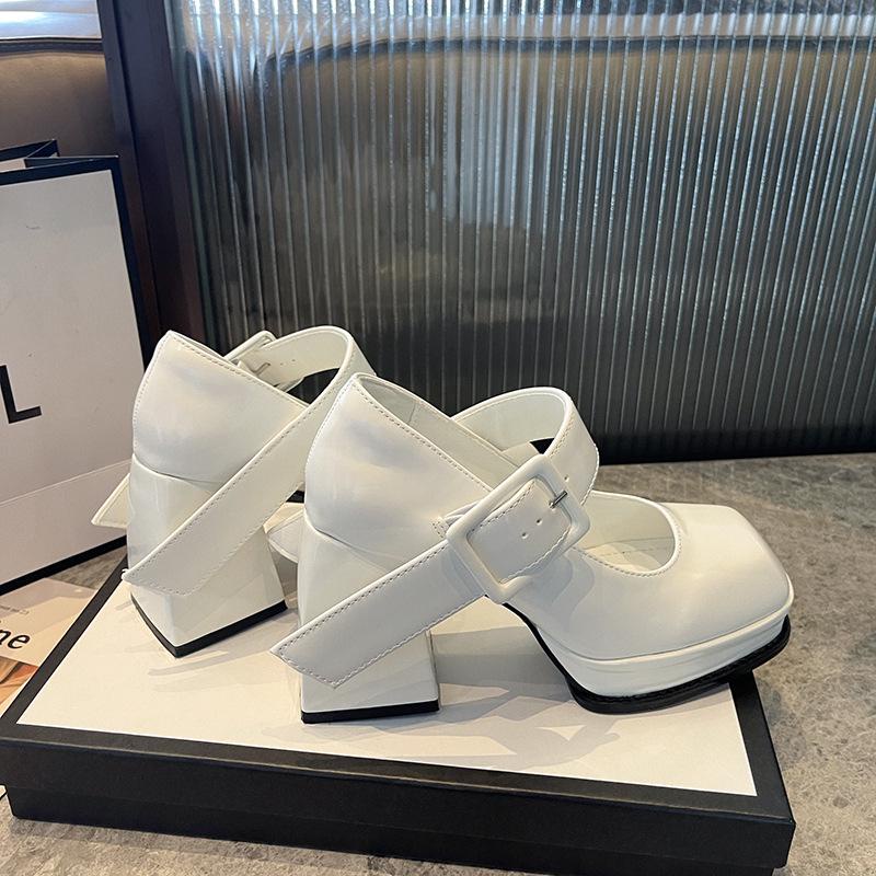 High Heel Mary Jane2023Spring and Autumn Platform Wedding Shoes Bridal ...