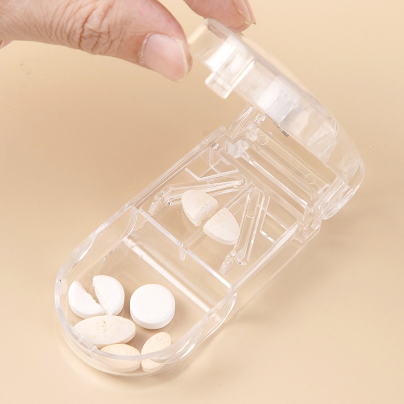 Household small size partition portable portable medicine cutting and ...