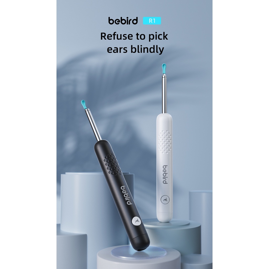 Bebird R1+ Ear Wax Removal Cleaner with 3.5mm Ear Camera 6 LED Lights ...