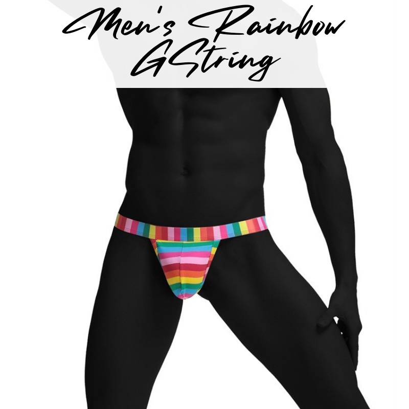 Men's GString : Rainbow Underwear (Ciokicx C025-2) | Shopee Singapore