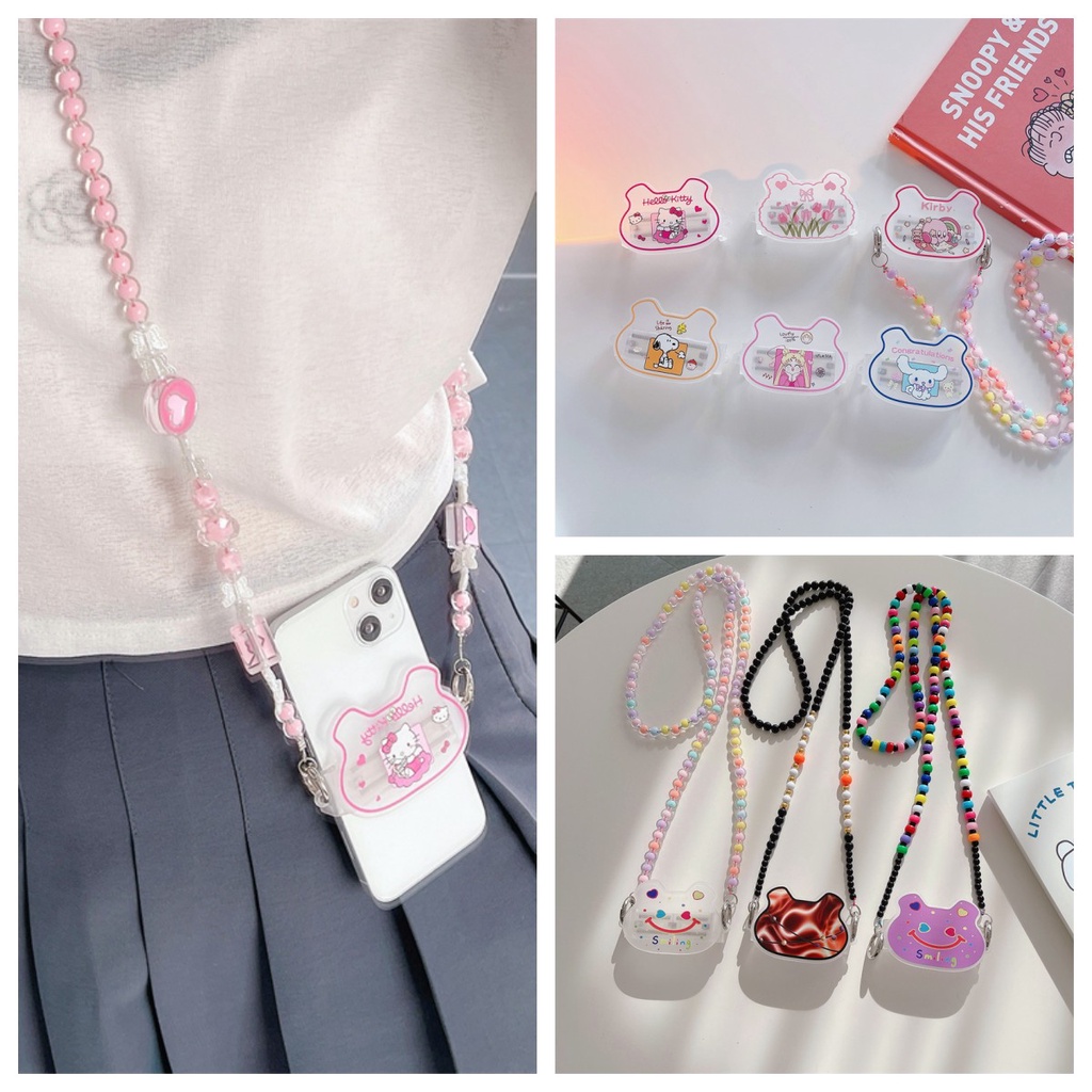 Adjustable Back Clip Universal Bear Phone Case Accessory with Cute ...