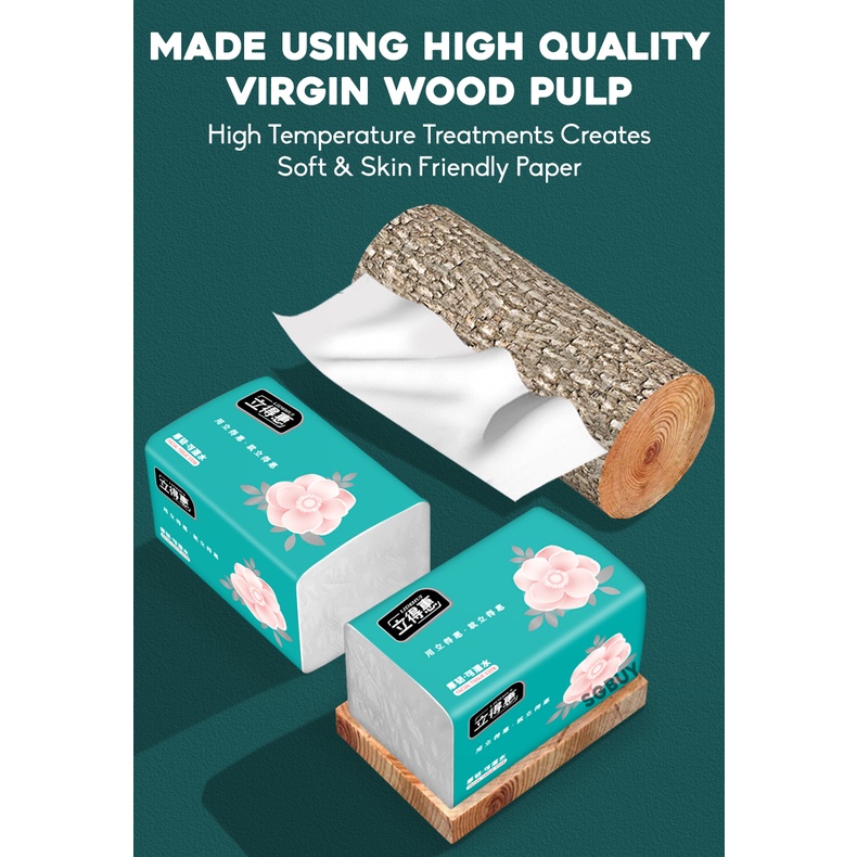 [SG Seller] Large 4 Ply Facial Tissue | Facial Tissue Paper | Facial ...