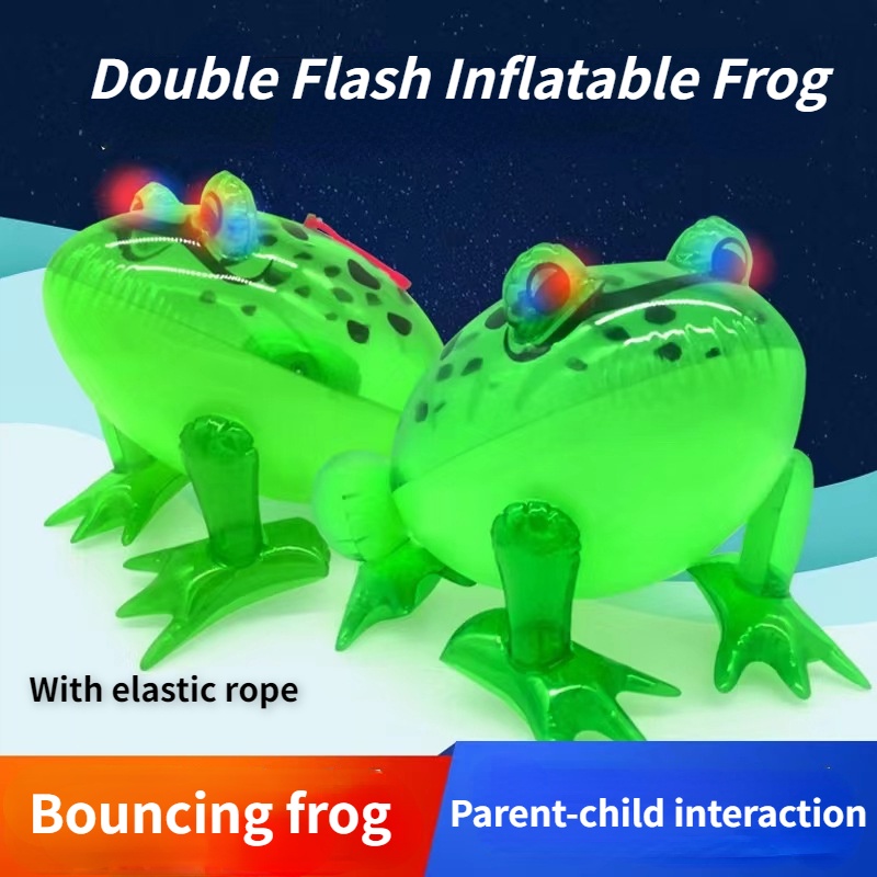 (Hot selling) Frog cub balloons will glow and bounce, PVC inflatable ...