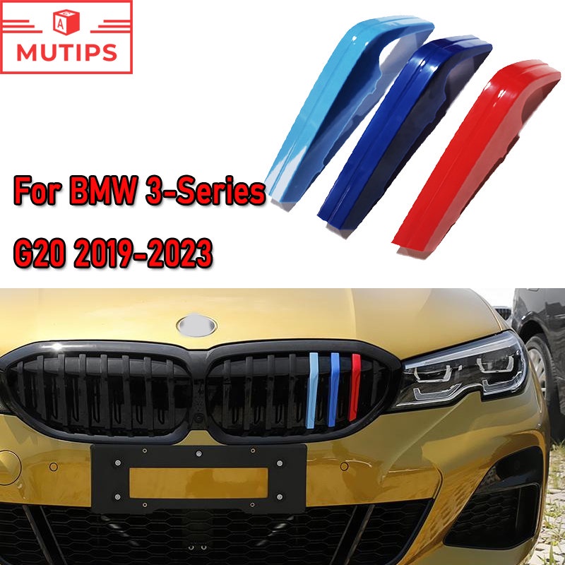 1set ABS Car Racing Grille Strip Trim Clip M Power Sport For BMW 3 ...