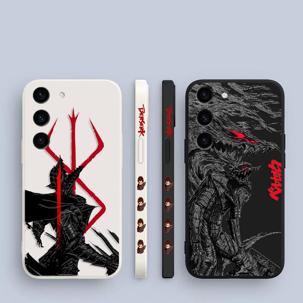 Anime Guts Berserk Dragon Side Printed Liquid Silicone Phone Case For ...