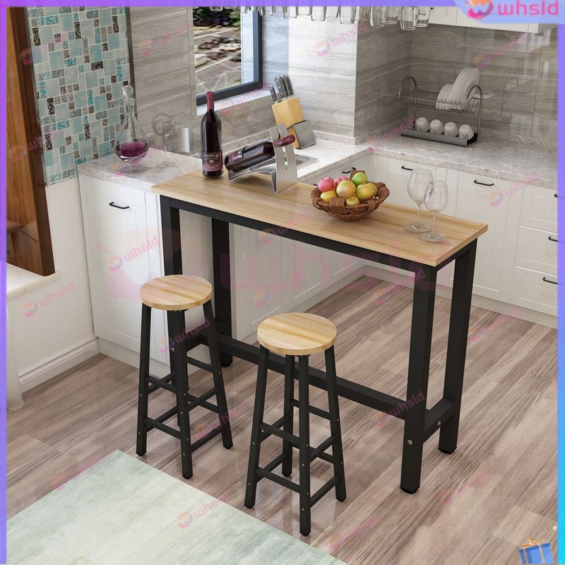 Wall Bar Counter Household Window Table Long Table Milk Tea Shop High ...