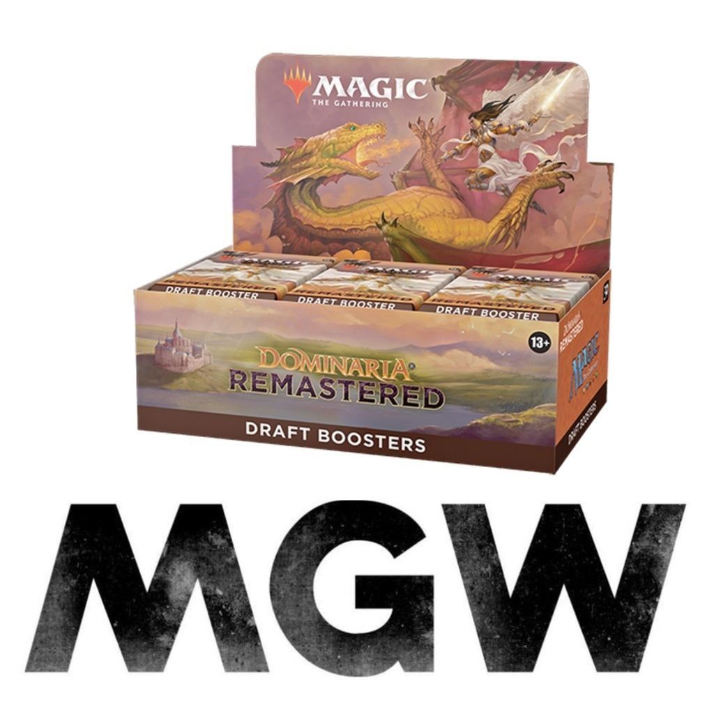 Magic The Gathering MTG - Dominaria Remastered English Draft Booster Box - Ships 13 JAN 2023 ...