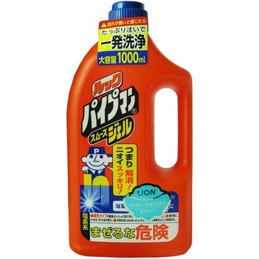 Lion LOOK Pipeman Pipe and Sink Declogger Smooth Gel 1000ml | Shopee ...