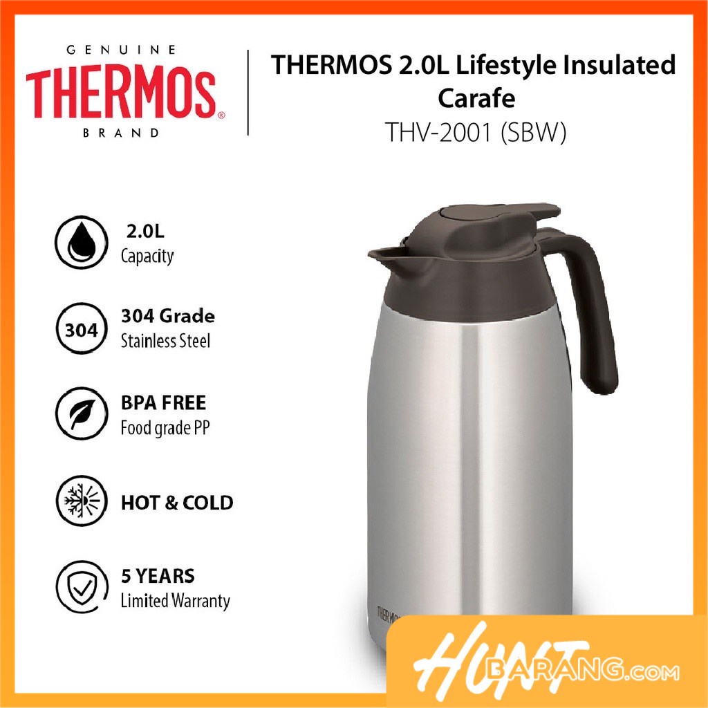 THERMOS 2.0L Lifestyle Insulated Carafe (THV-2001) | Shopee Singapore