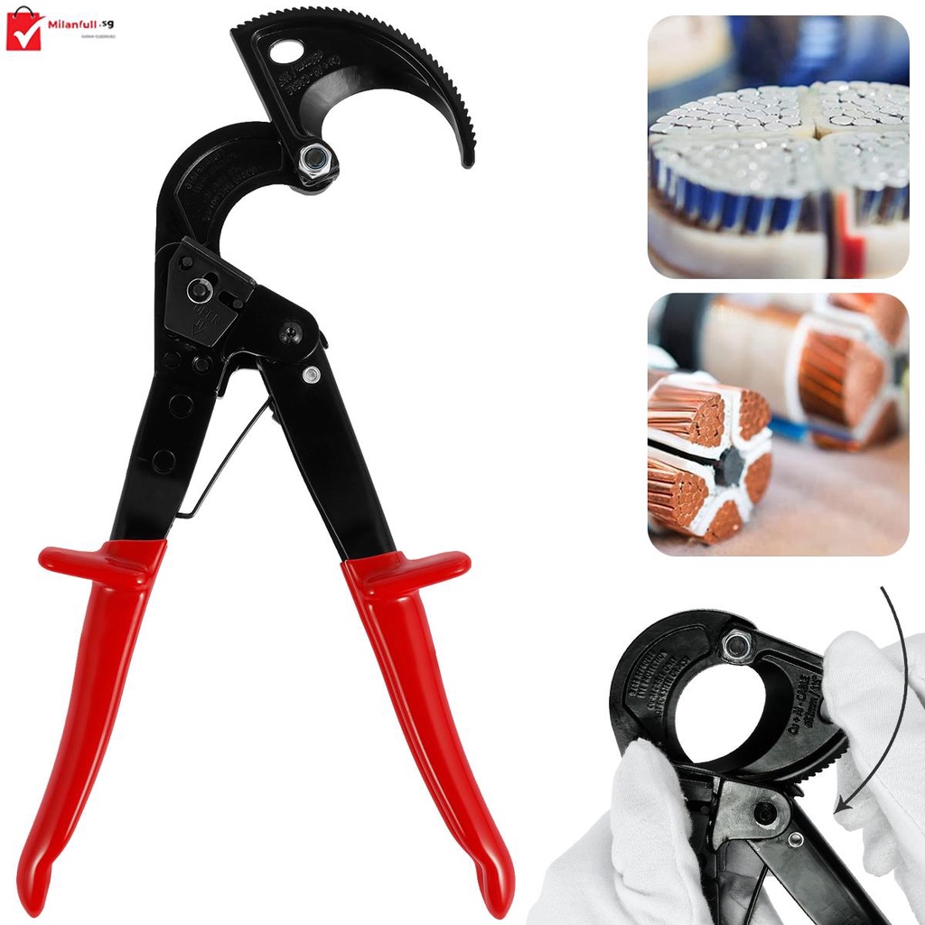 Ratchet Cable Cutter Portable Ratcheting Wire Cutting Tool Cutting ...