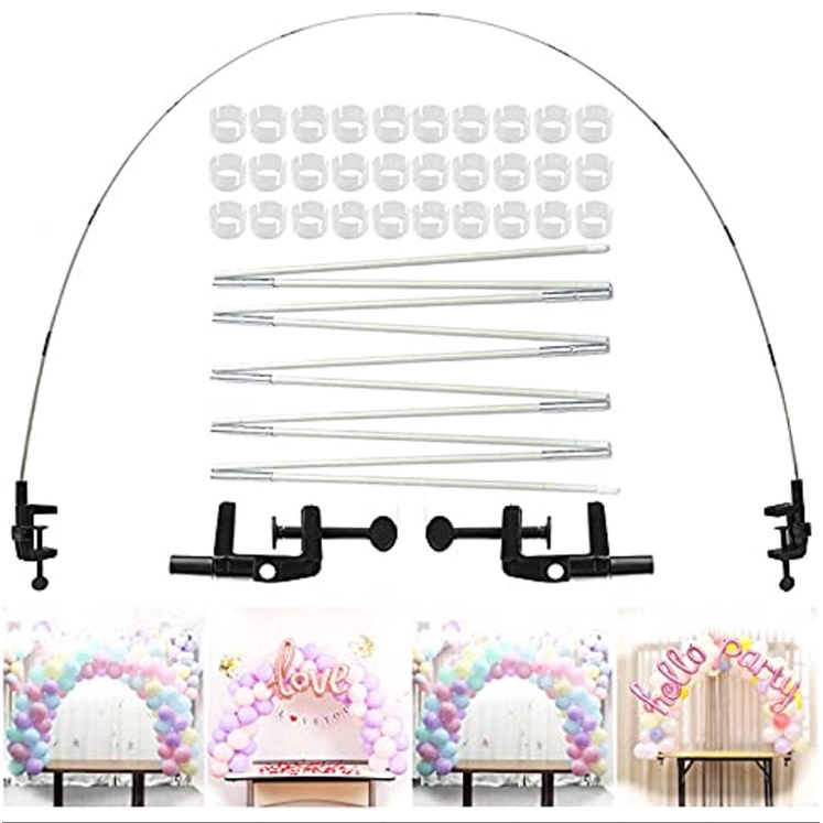 12ft Table Balloon Arch Kit For Birthday Decorations, Party,Wedding and ...