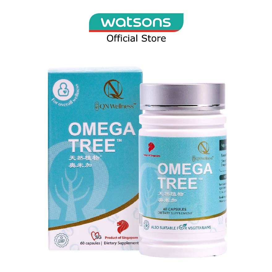 QN WELLNESS Omega Tree (It Helps Maintain Healthy Blood Vessel, Healthy ...