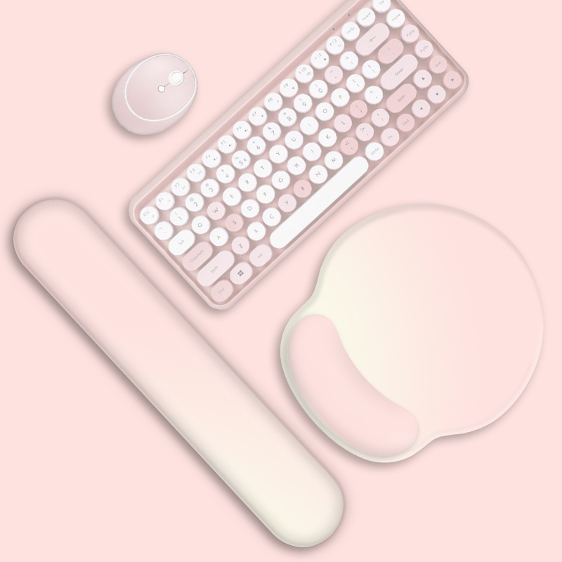 Morandi Mouse Pad Wrist Pad Thickened Extra Large Keyboard Rest ...