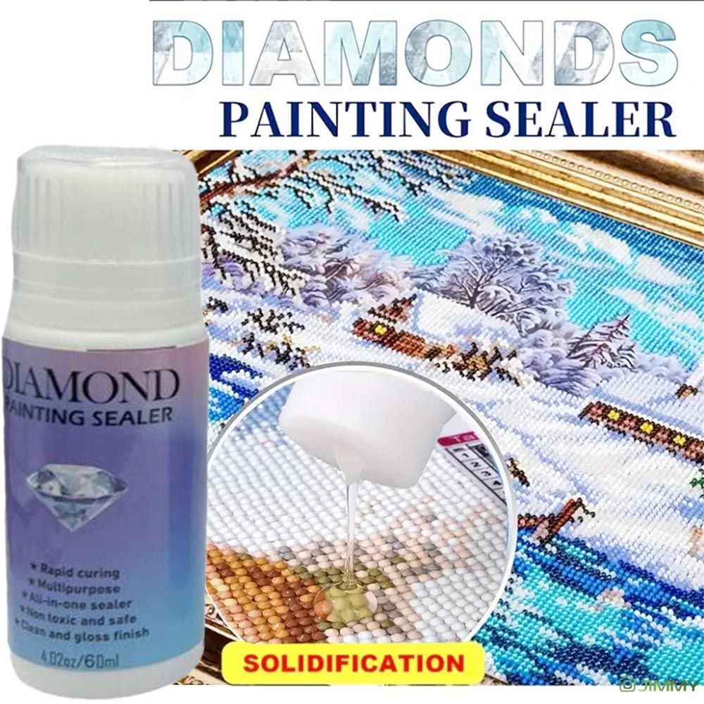 120ML Diamond Painting Sealer 5D Diamond Painting Art Glue Painting Puzzle Quick Dry Sealant ...