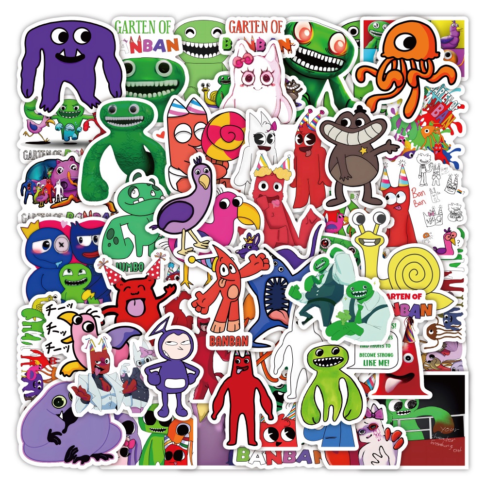 50 Sheets Garten of Banban Banban Garden Handbook Stickers Notebook ...