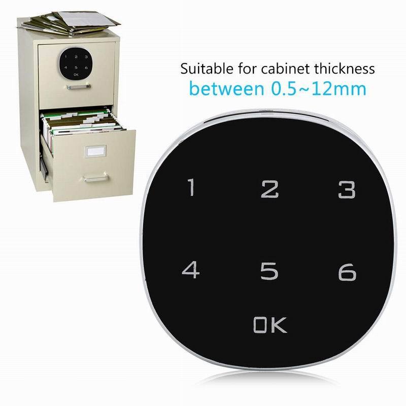 6 Digital / Finger Print WT Smart Keyless Lock Touch Keypad Clockwise ...