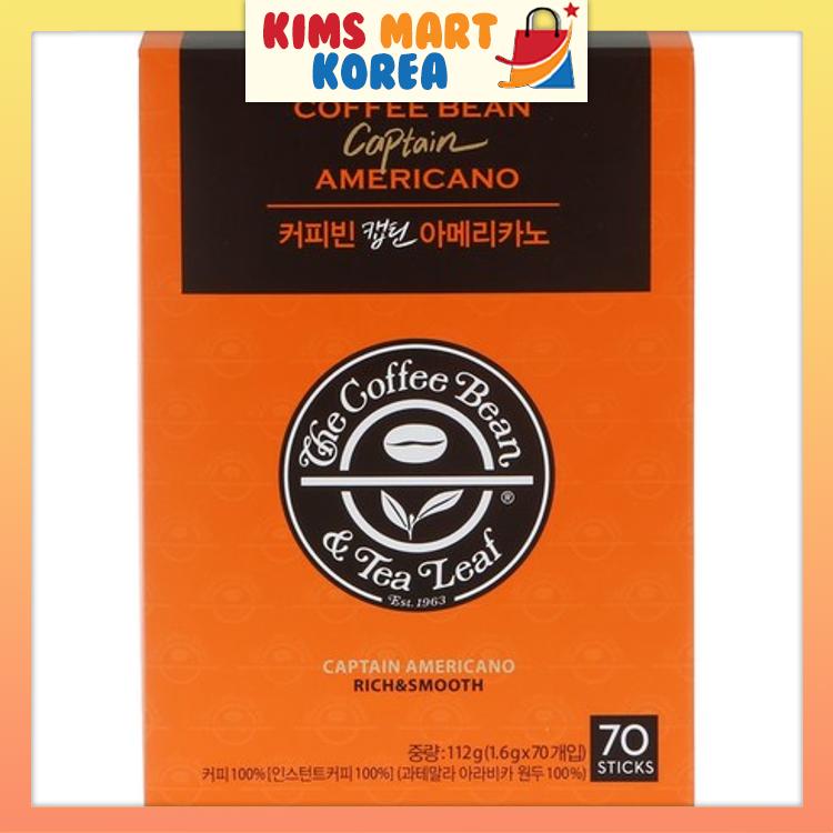 The Coffee Bean Captain Americano Stick Coffee 1.6g x 70pcs | Shopee ...