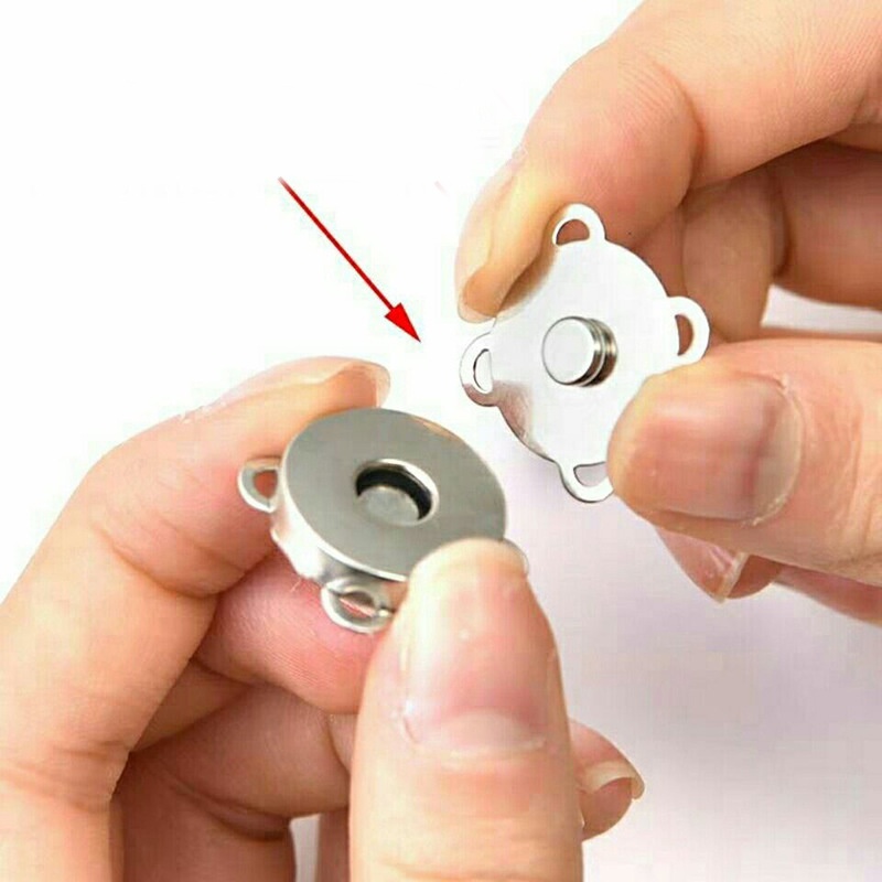5Pcs/Set Metal Magnetic Snap Fasteners Magnetic Clasps Buttons 10/14mm ...