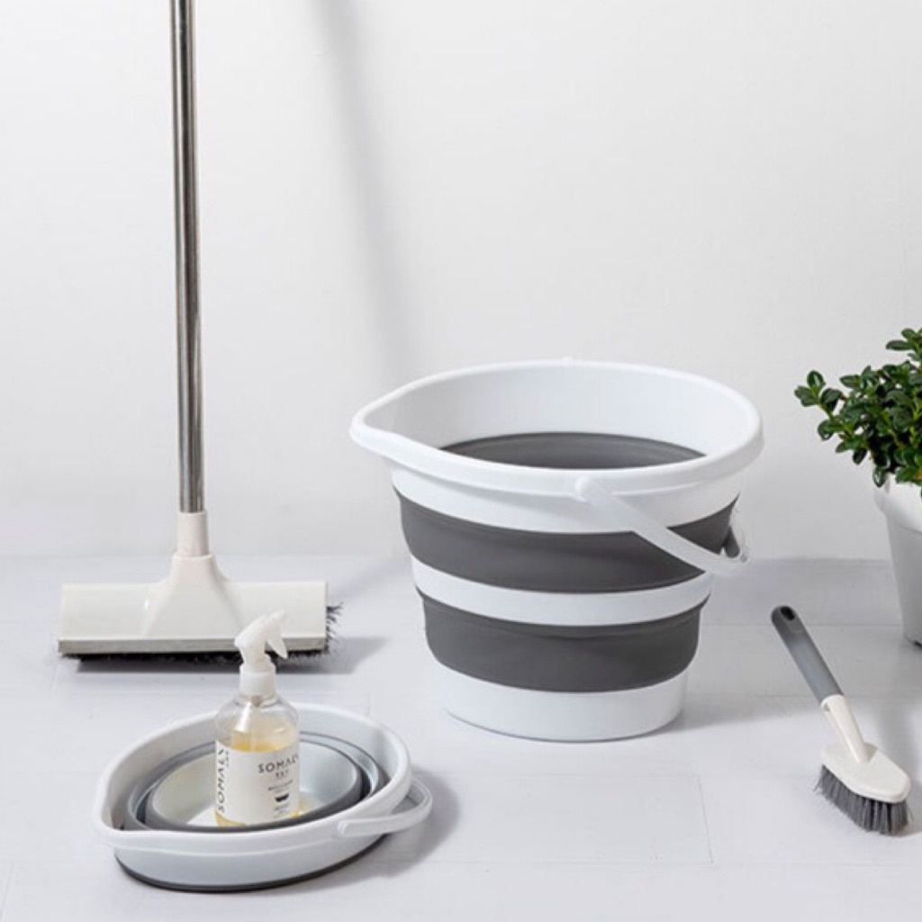 SG STOCK Foldable Kitchen Daily bucket Vehicle Outdoor Car Wash Travel ...