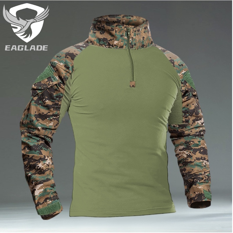 EAGLADE Tactical Frog Long Shirt YDJX-G2-LT In Jungle Digital ...