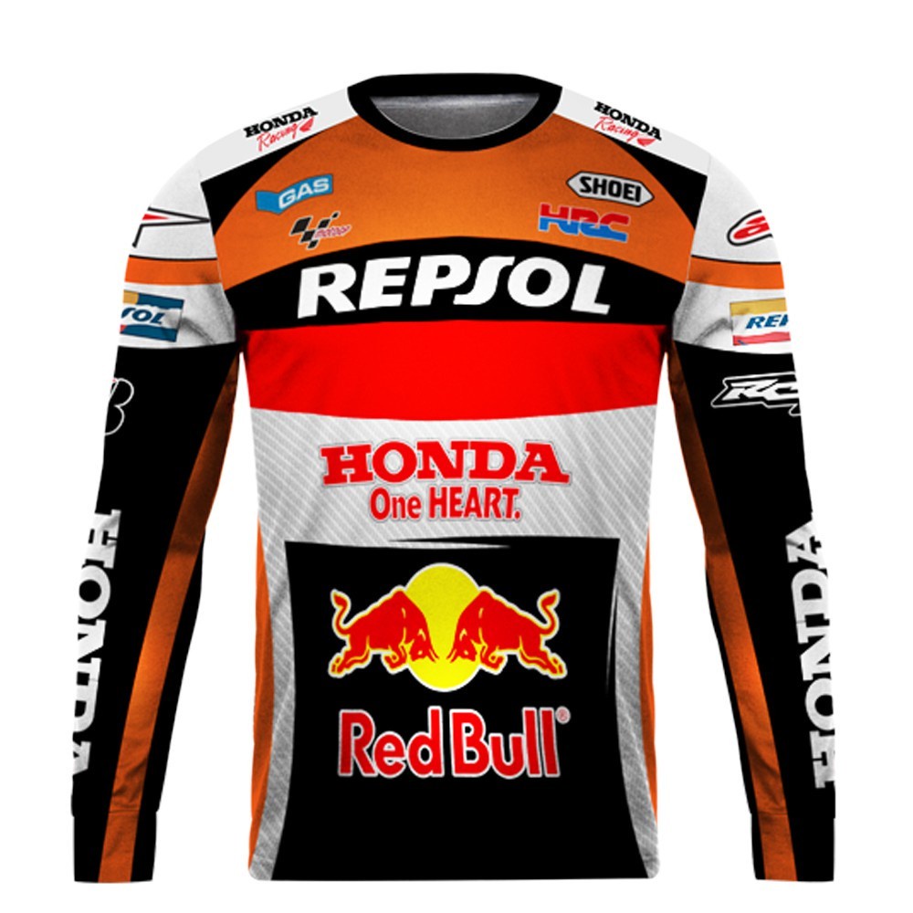 sublimation full repsol fashion dri-fit motorcycle jersey3d jersey ...