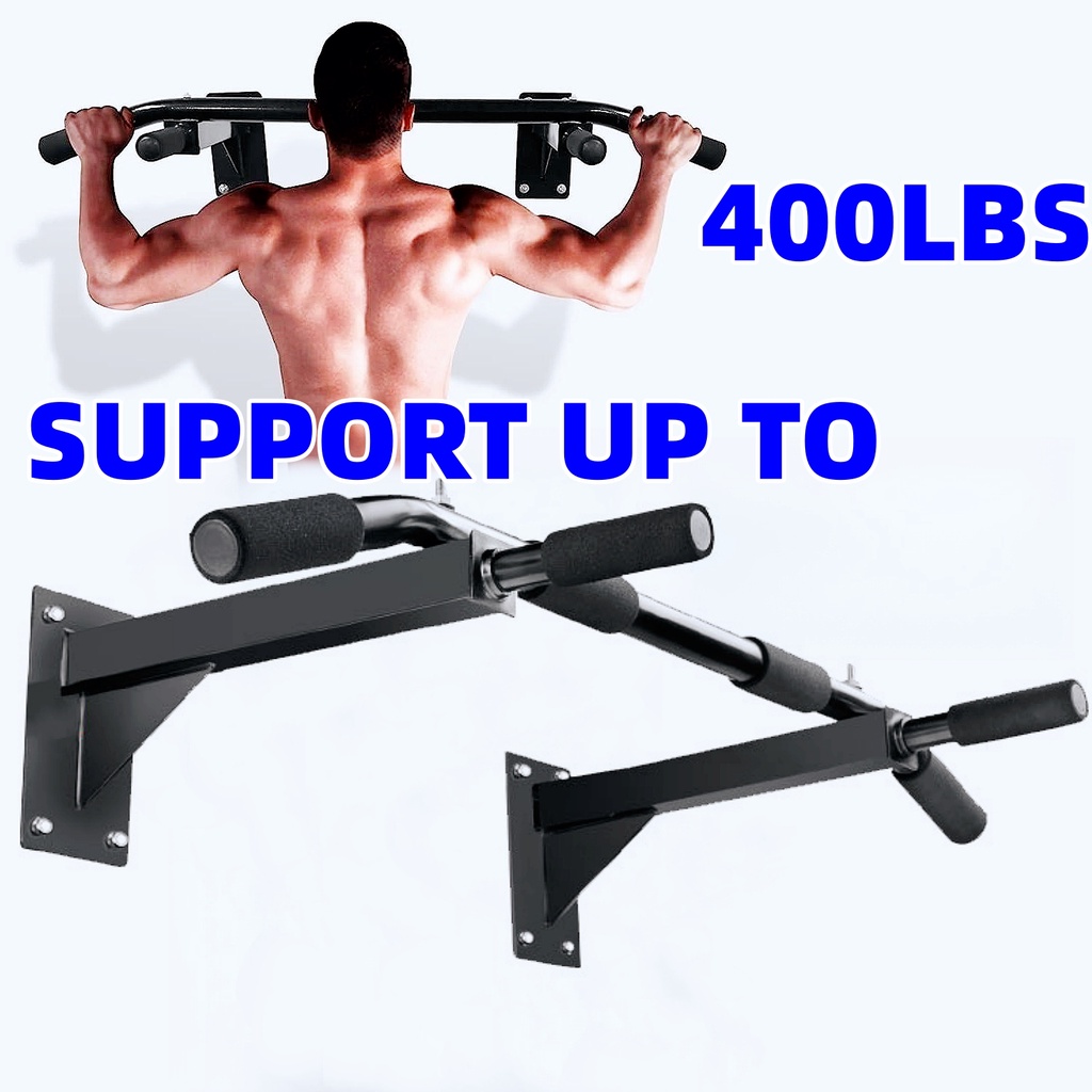Wall-mounted pull bar, strength training chin bar, heavy lift bar ...