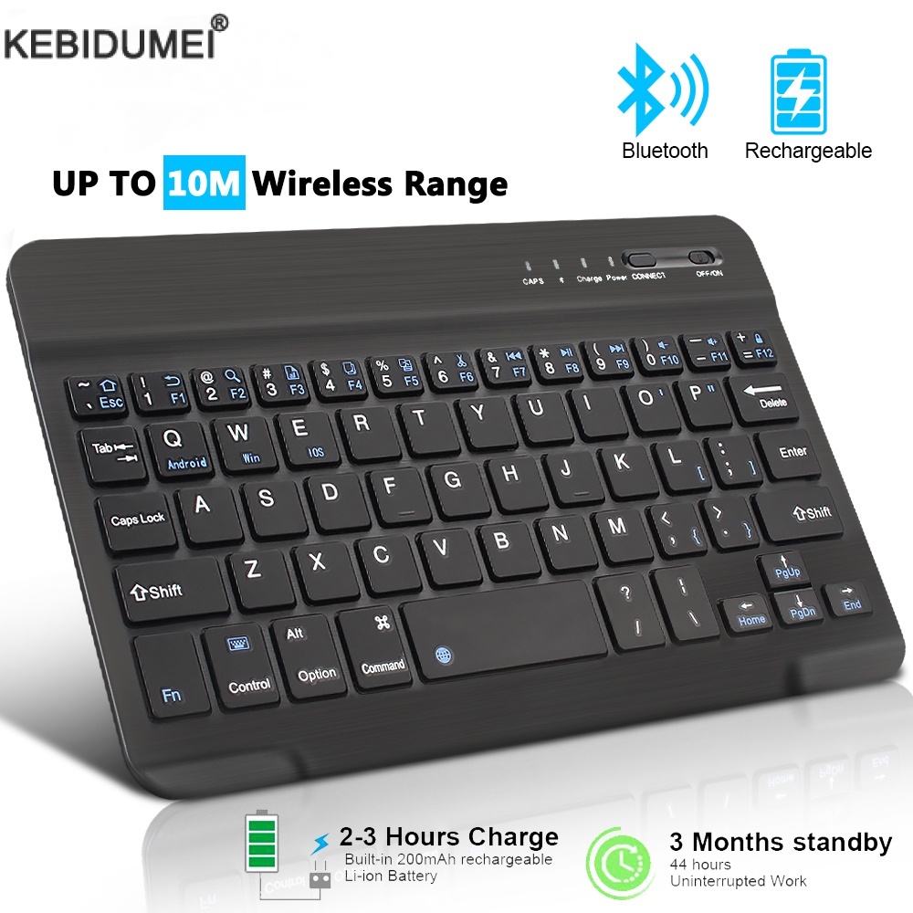 Wireless Bluetooth Keyboard Mouse Portable Mini Wireless Bluetooth Mute ...
