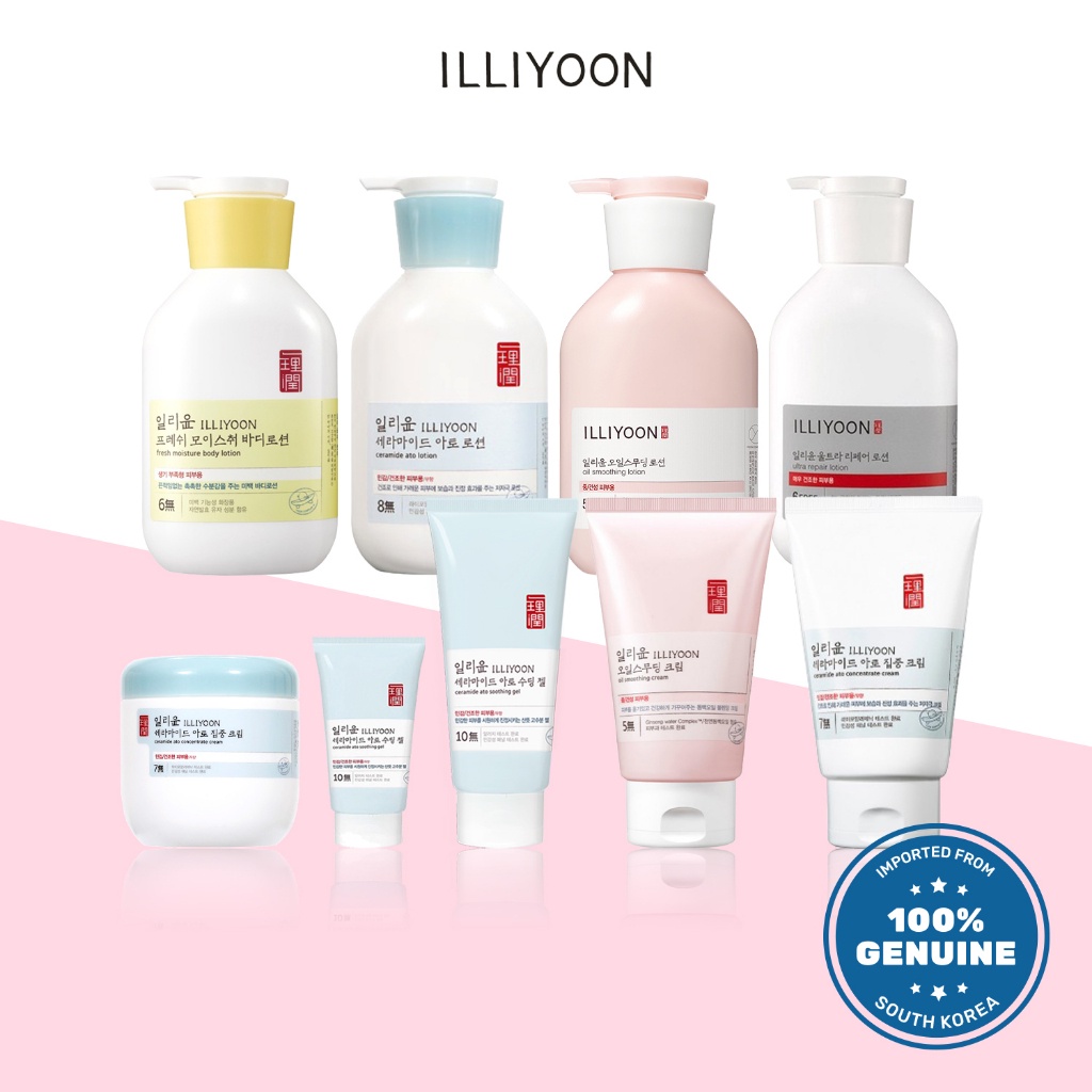 ILLIYOON Korean Ultra repair/ Fresh Moisture Lotion ,Cream/Ceramide Ato ...