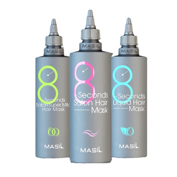 Masil Hair Mask 8-second Hair Mask Liquid Eight Second Smooth Repair Dry Rich Fluffy Conditioner ...