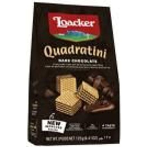 Loacker Quadratini Dark Chocolate Wafer Cubes 125gr | Shopee Singapore