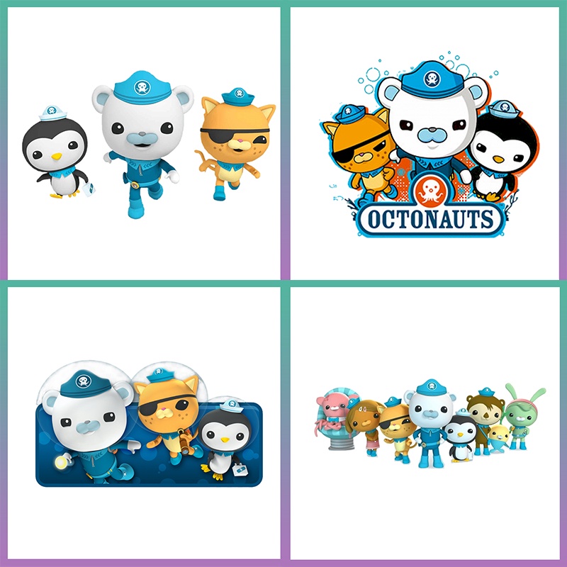 The Octonauts Patch Iron on Transfer Stickers Cute Cartoon Animal ...