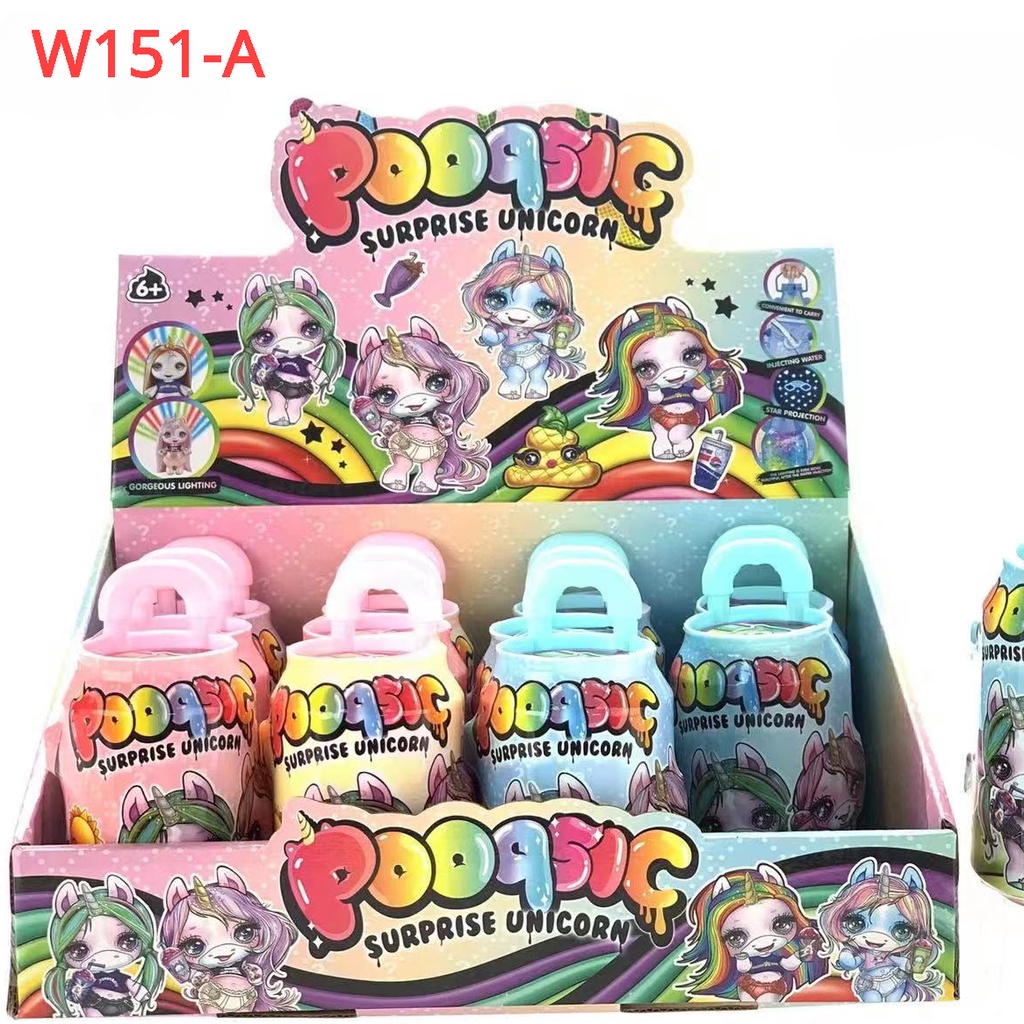 Poopsie Slime Surprise Unicorn Rose or Rainbow Color/Can/Luggage/Ice ...