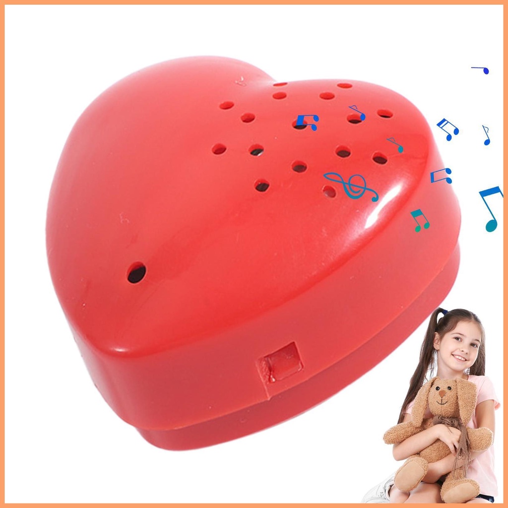 Heart Shaped Voice Recorder Heart Shaped Recordable Buttons For Kids 30 ...