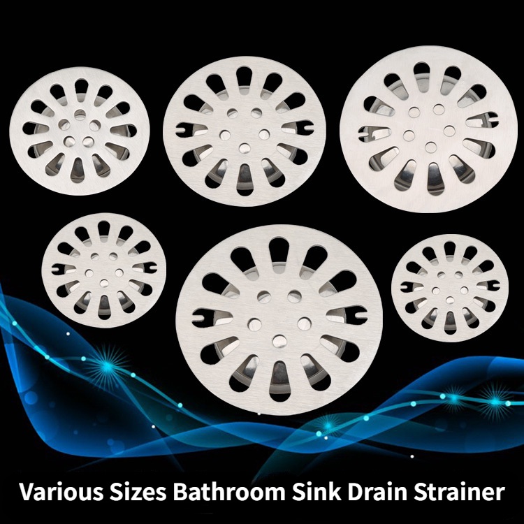 Bathroom Sink Drain Strainer Stainless Steel Floor Drain Cover Shower