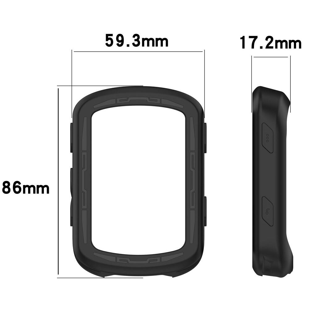 Garmin Edge 540 Edge 840 Case and Tempered Glass Film Silicone Cover ...