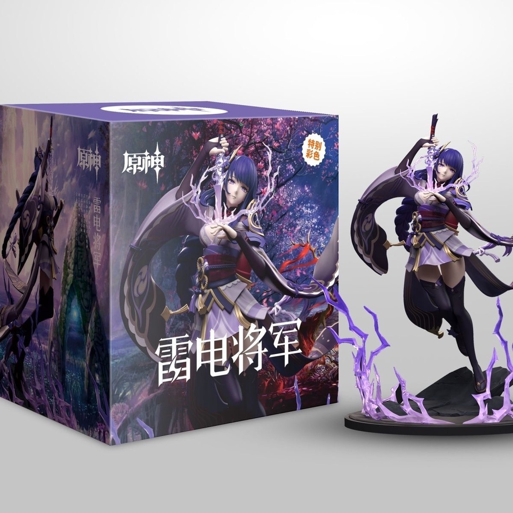 Genshin Impact Raiden Shogun Action Figure height 28cm Gift Merchandise ...