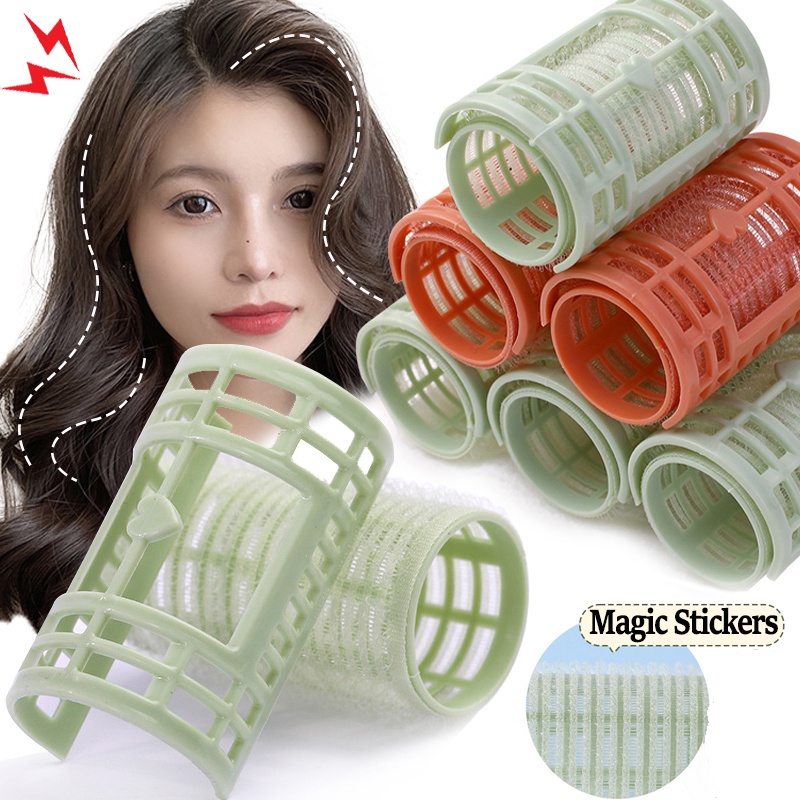 Women Girls Self-adhesive Air Bangs Hair Rollers Artifact Lazy Bangs ...
