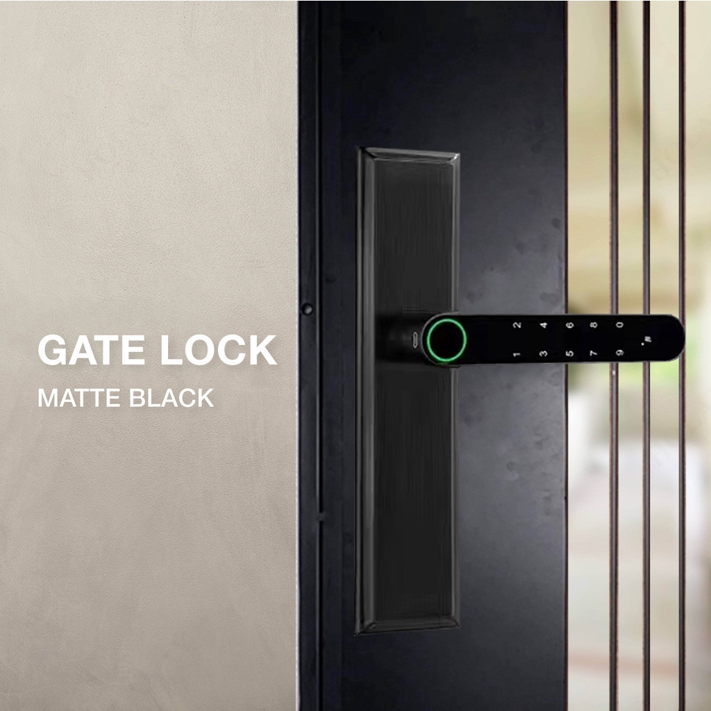 Single sided Digital Gate Lock | HDB Metal Gate Digital Lock ...