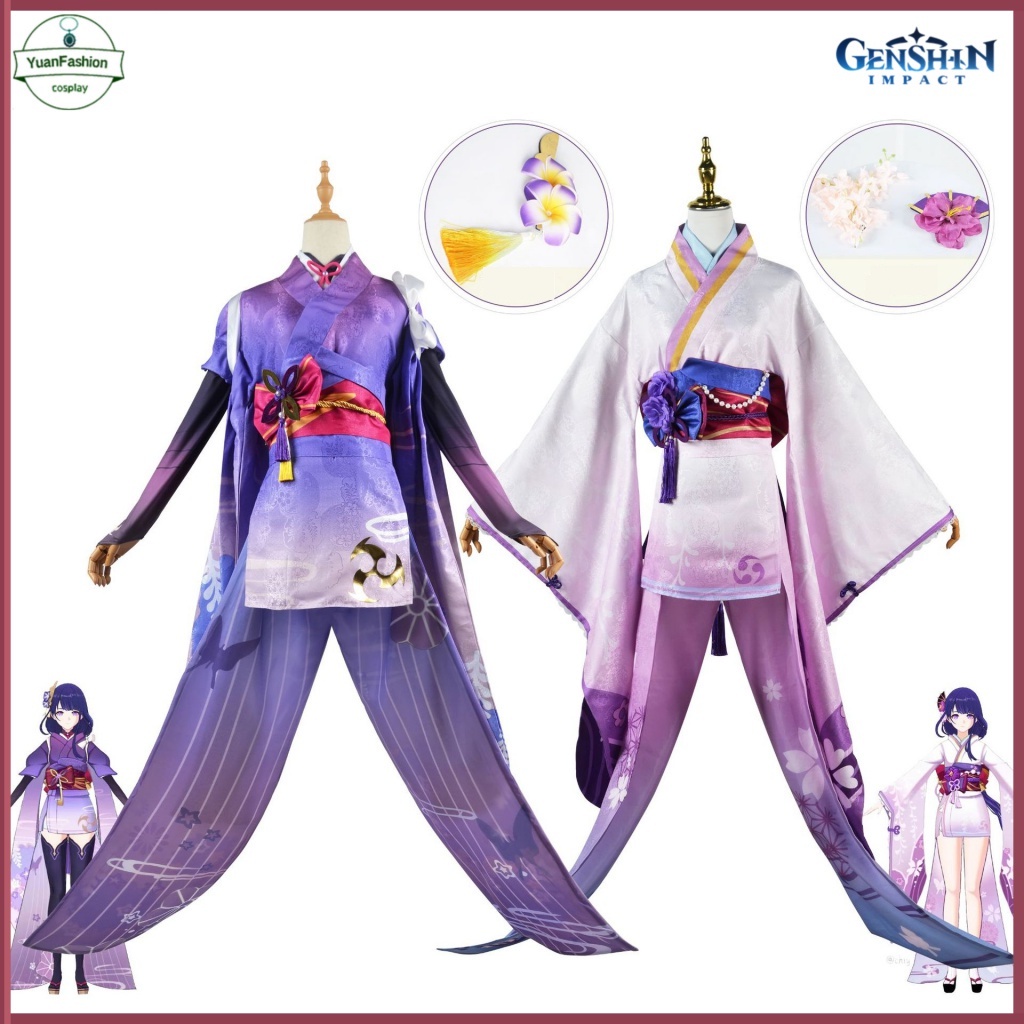 [Ready Stock] Genshin Impact cos suit Thor Baal Raiden Shogun Raiden ...