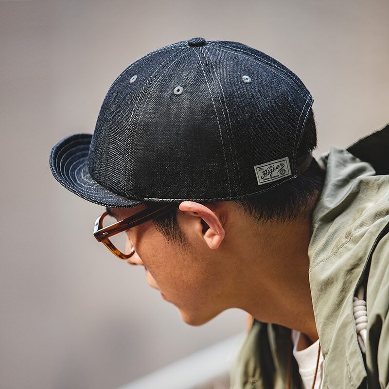 Oversize Men's Denim Golf Caps Casual Newsboy Hat Amekaji Retro Beret ...