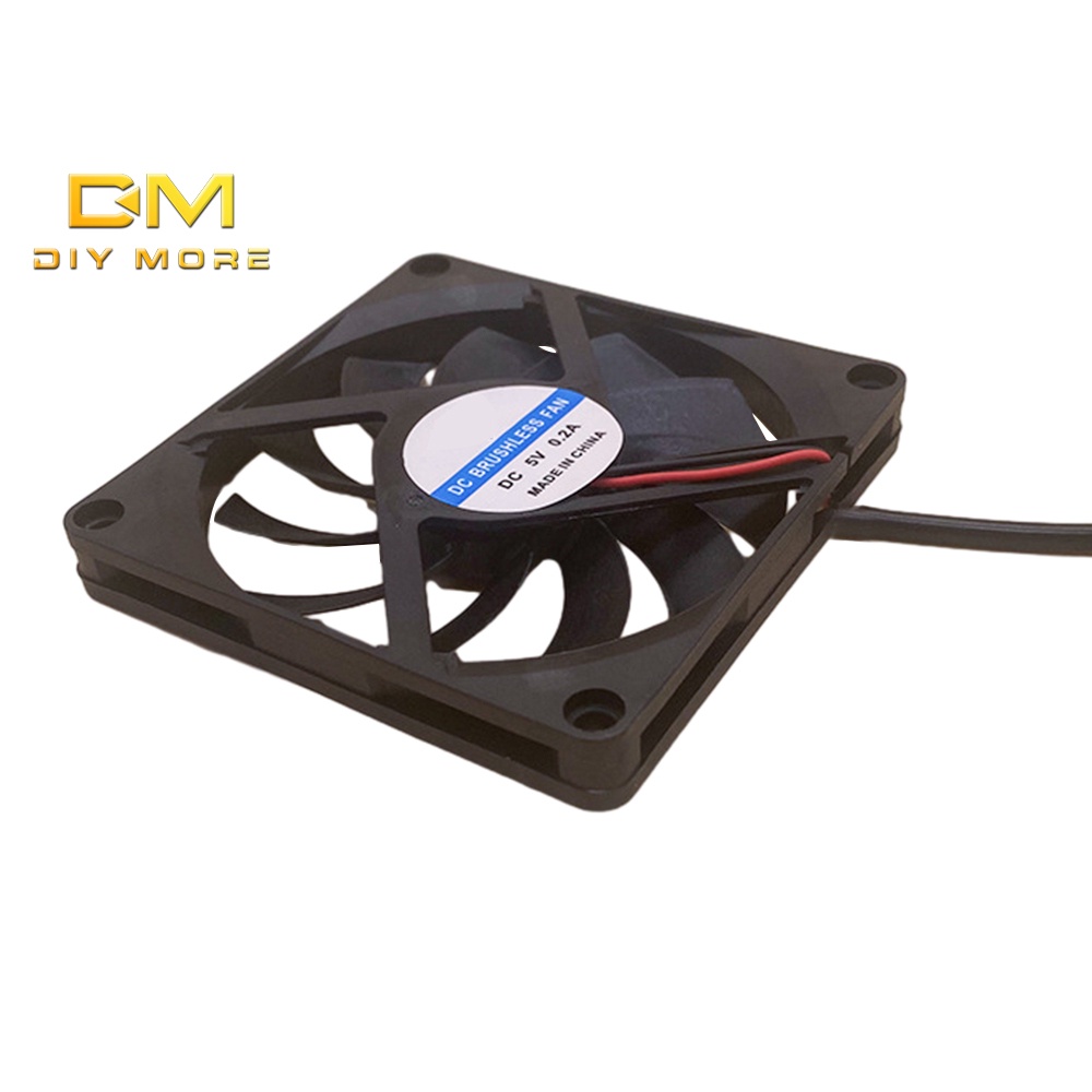 DIYMORE 80mm USB Speed Control Fan 5V Portable Cooling Fan for Flat ...