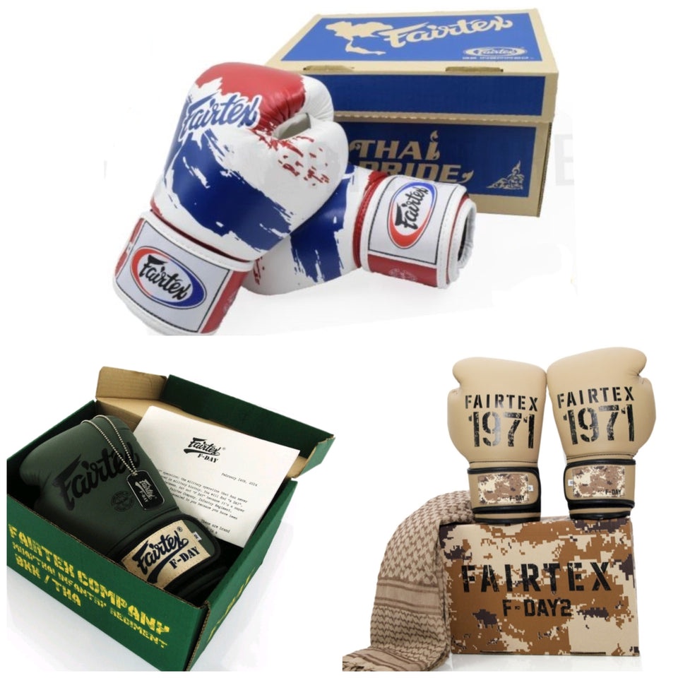 Limited Edition Fairtex Boxing Muay Thai Gloves F-Day Thai Pride ...