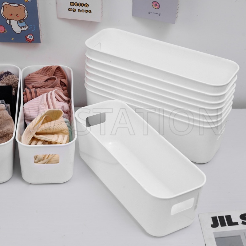Multifunctional Rectangular Desktop Storage Box / Data Line Storage ...