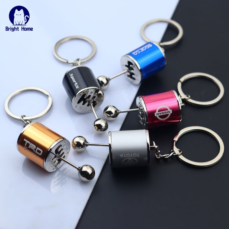 Metal Gear Box Fidget Toys Shift Lever Keyring Adults Fingertip Fidget ...