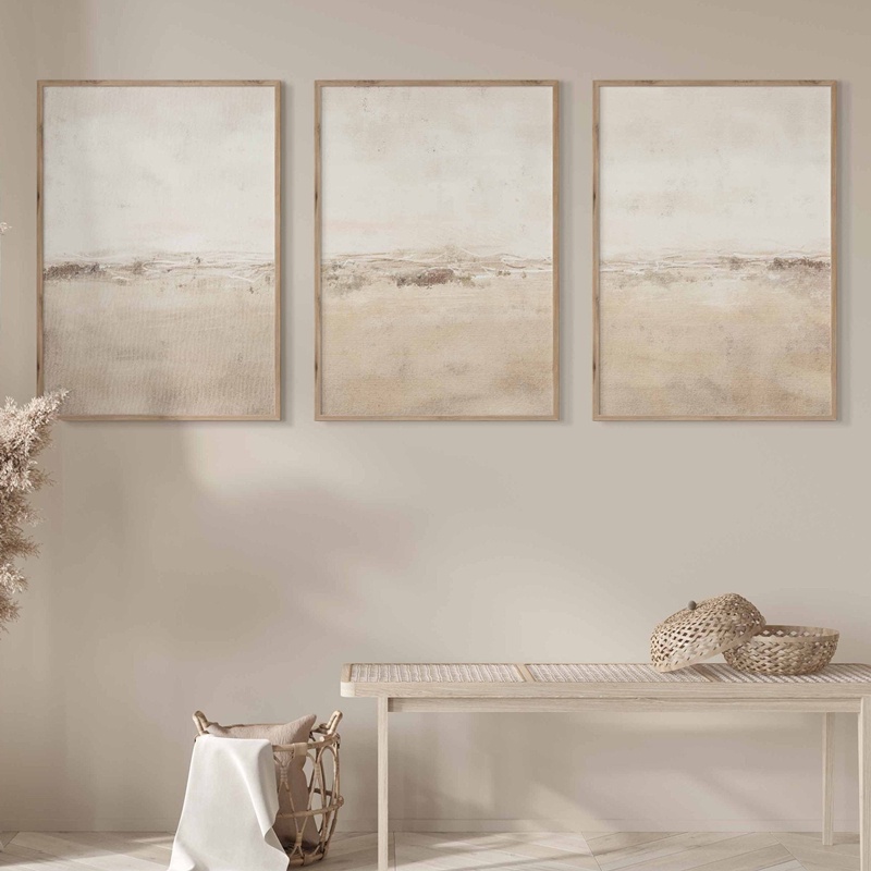 Abstract Simple Neutral Posters And Prints Gallery Wall Art Canvas ...