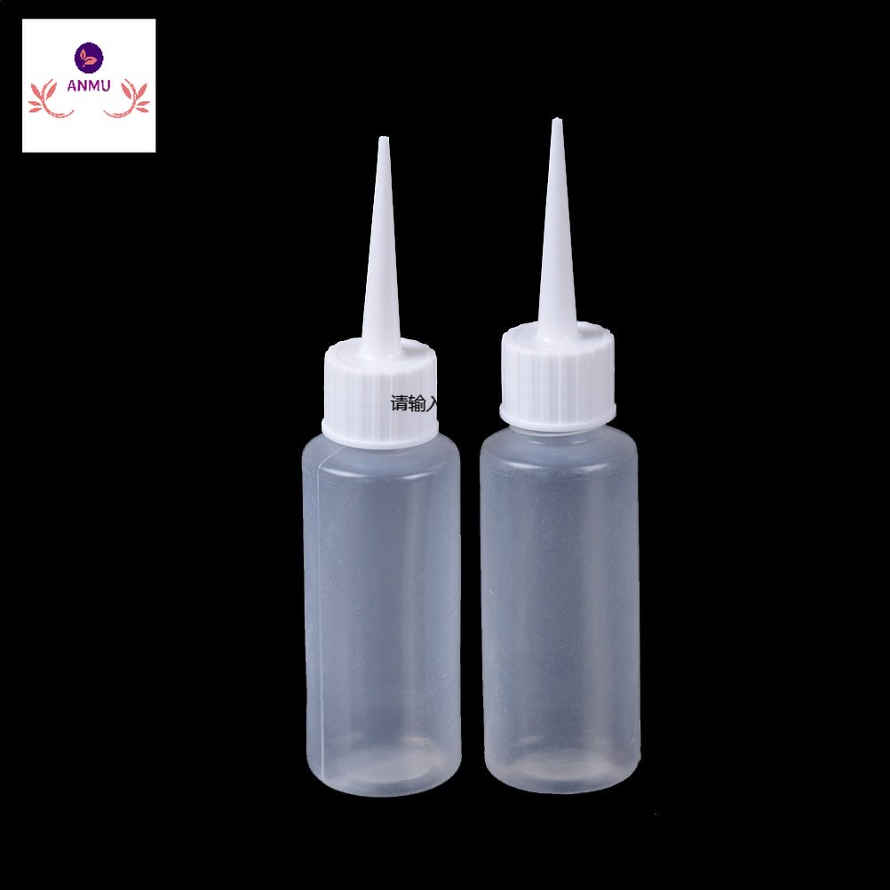 50ml PE Squeezable Liquid Bottle Plastic Drop Bottles Needle Bottle ...